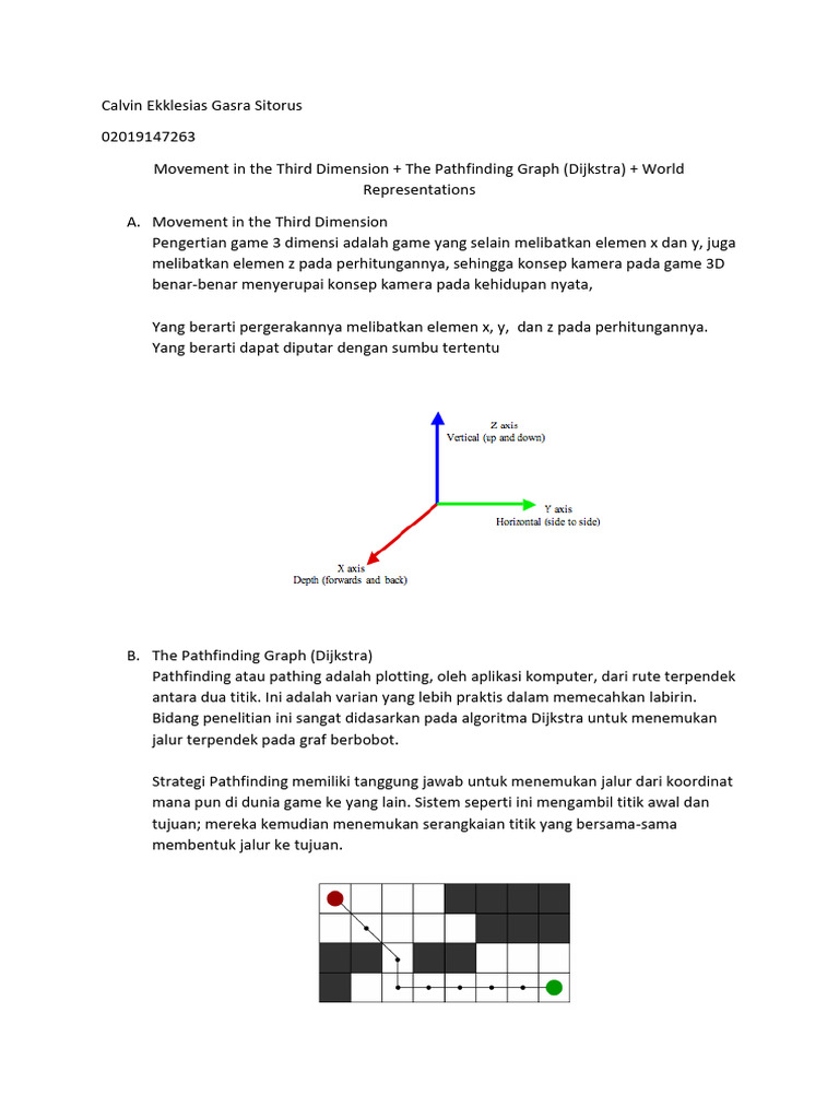 Rangkuman - Movement in The Third Dimension + The Pathfinding Graph (Dijkstra) + World ...