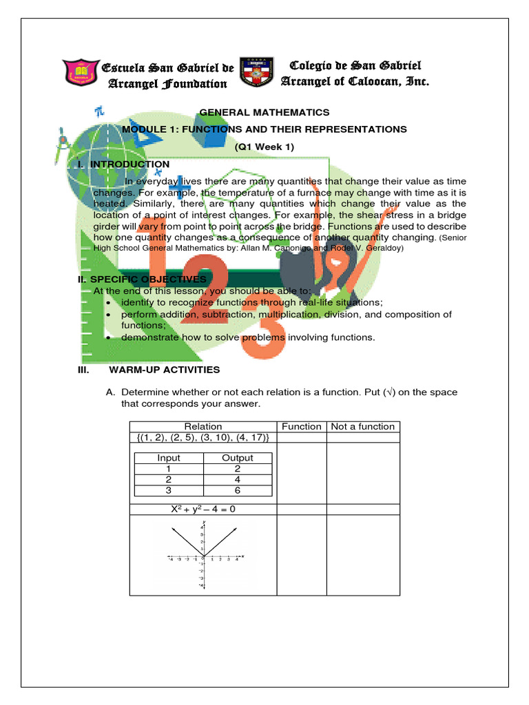 MODULE 1 GenMath | PDF MODULE 1 GenMath | PDF