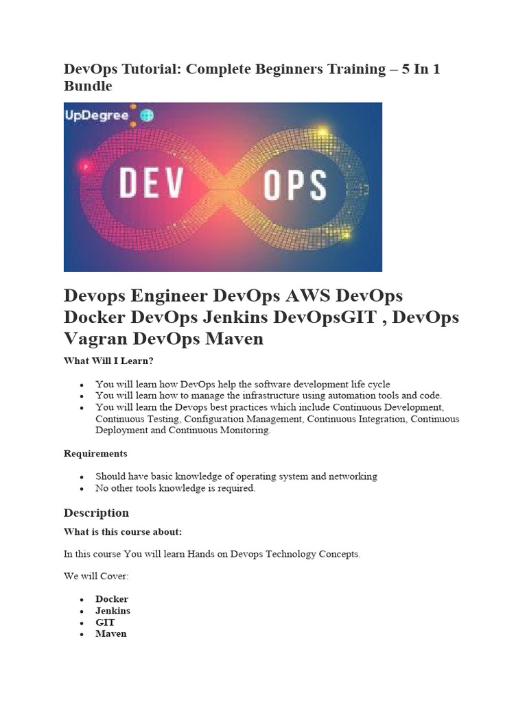 DevOps Tutorial | PDF