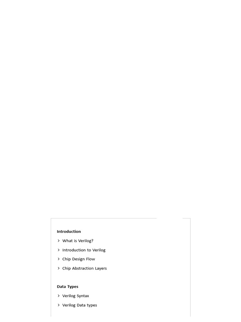 Verilog Data Types Pdf Logic Gate Data Type