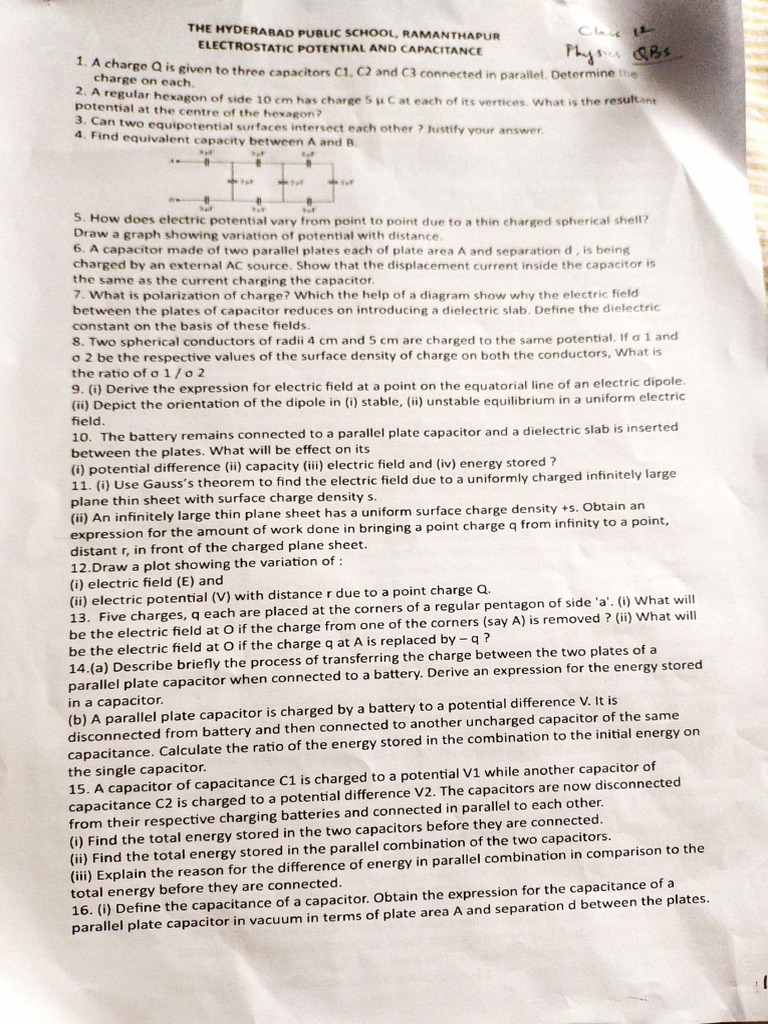 Physics Worksheet | PDF