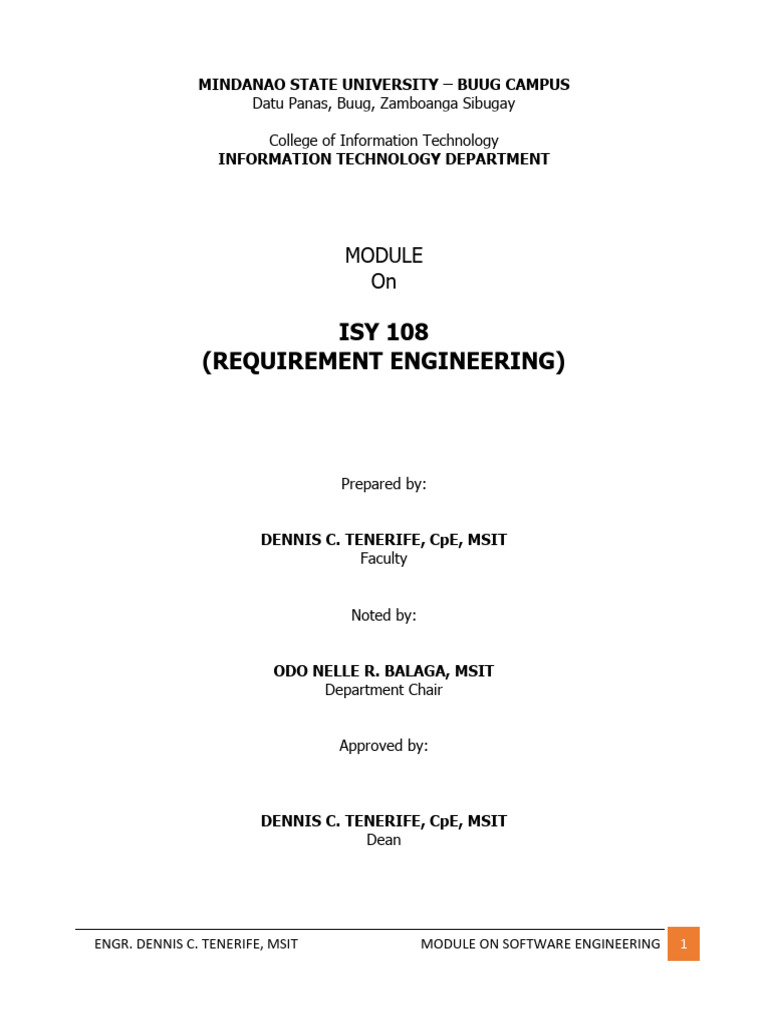 Chapter 1 - SoftEng | PDF | Information System | Software