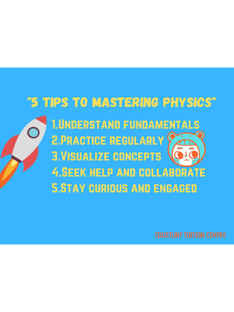 5 Tips To Mastering Physics | PDF