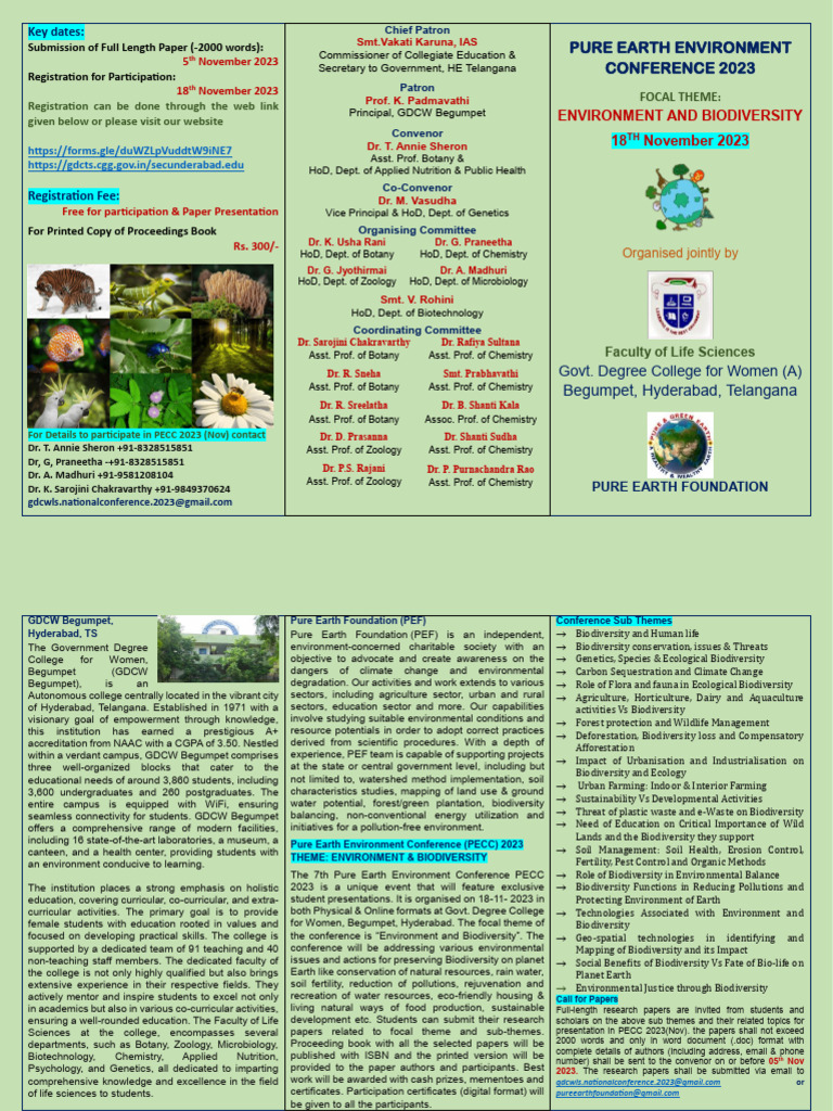 Conference Brochure | PDF