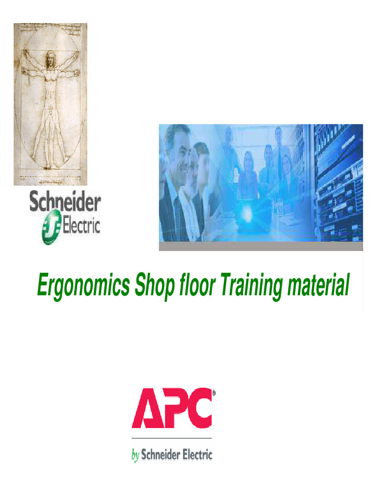 Ergo in The Shop Floor Training-1 | PDF | Musculoskeletal System ...