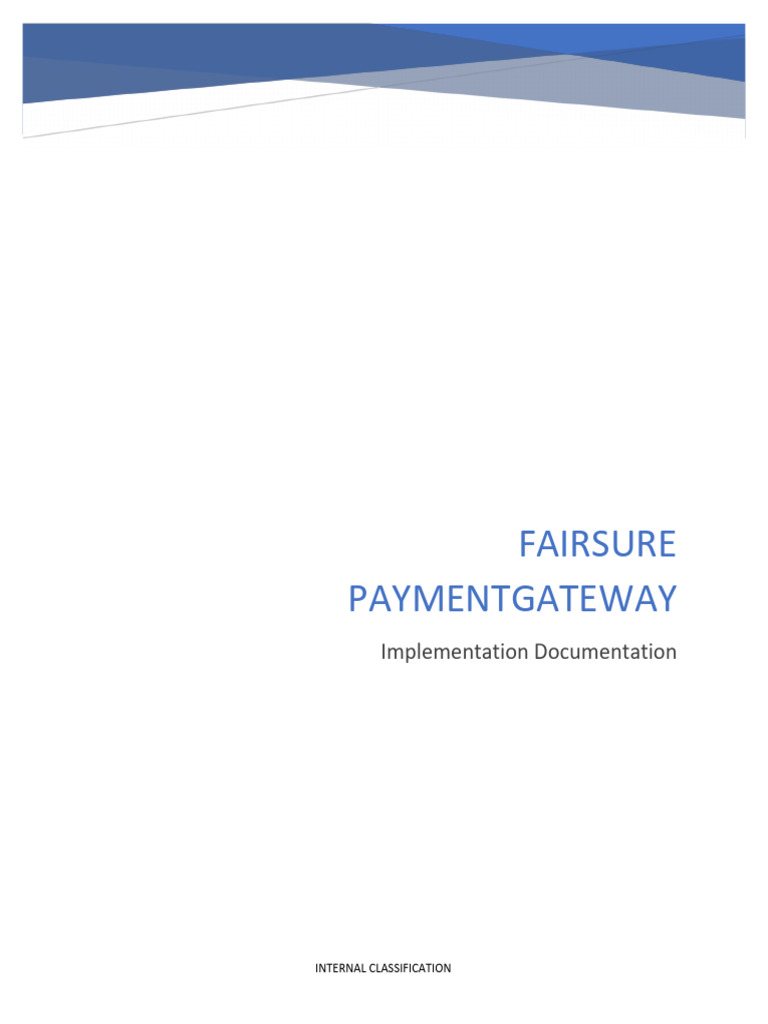 Fairsure Impl Document | PDF | Web Application | Information Technology