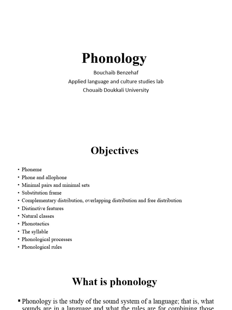 Phonology | PDF | Syllable | Phoneme