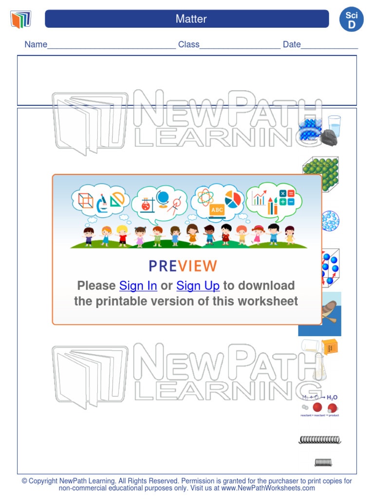 vocabulary-science-grade-4-matter-1 | PDF | Matter | Chemical Substances