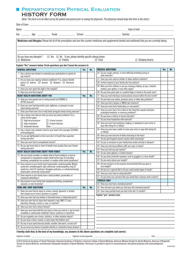 PPE Form | PDF | Physician | Heart
