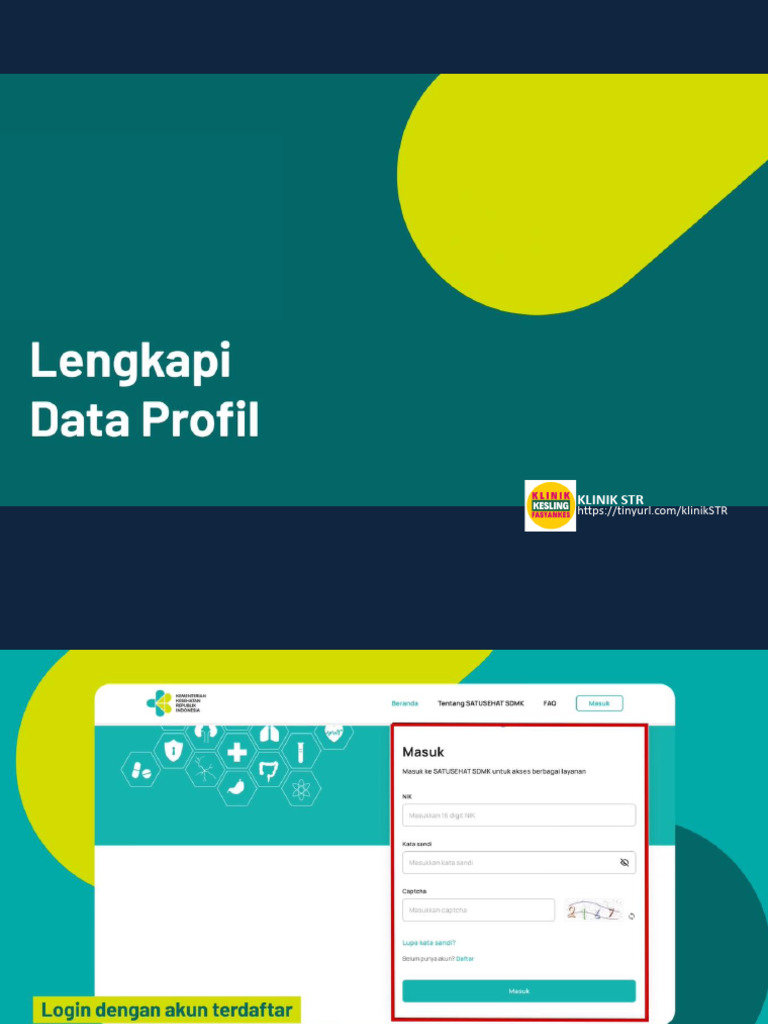 Tutorial Lengkapi Profil Satusehat SDMK 2023 | PDF | Karier & Perkembangan