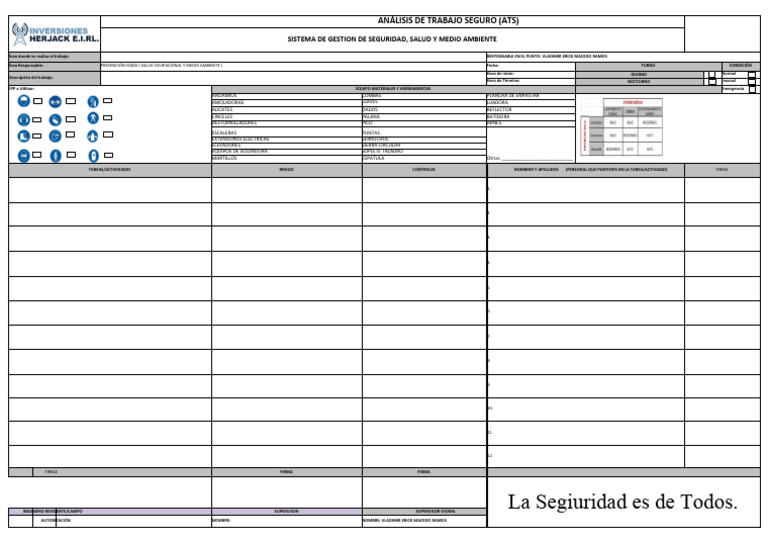 Formato de Ats - Editable | PDF