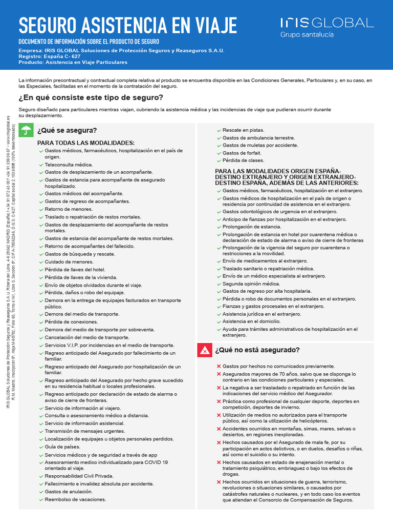 IPID | PDF | Seguro | Hospital