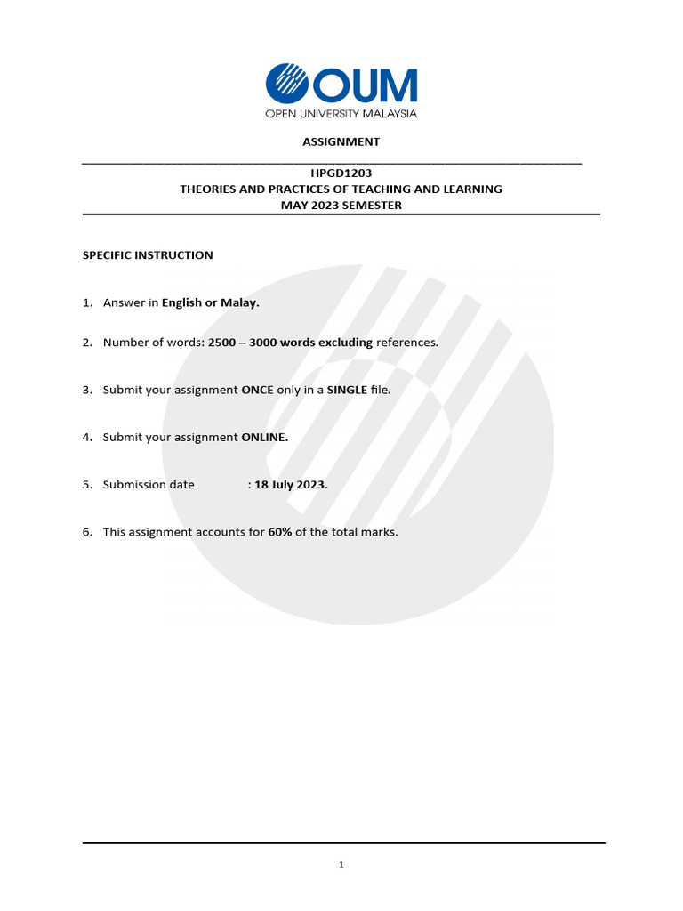 Theories Assignment | PDF | Learning | Lifelong Learning