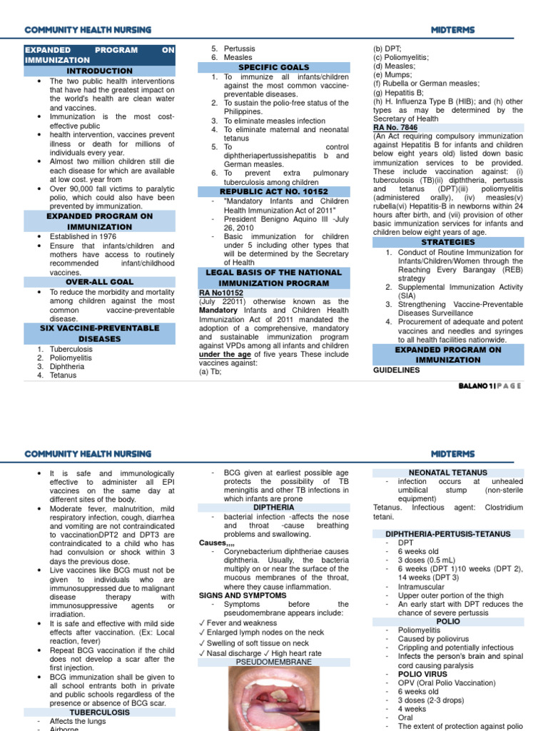 Chn Expanded Program On Immunization Pdf Vaccines Vaccination