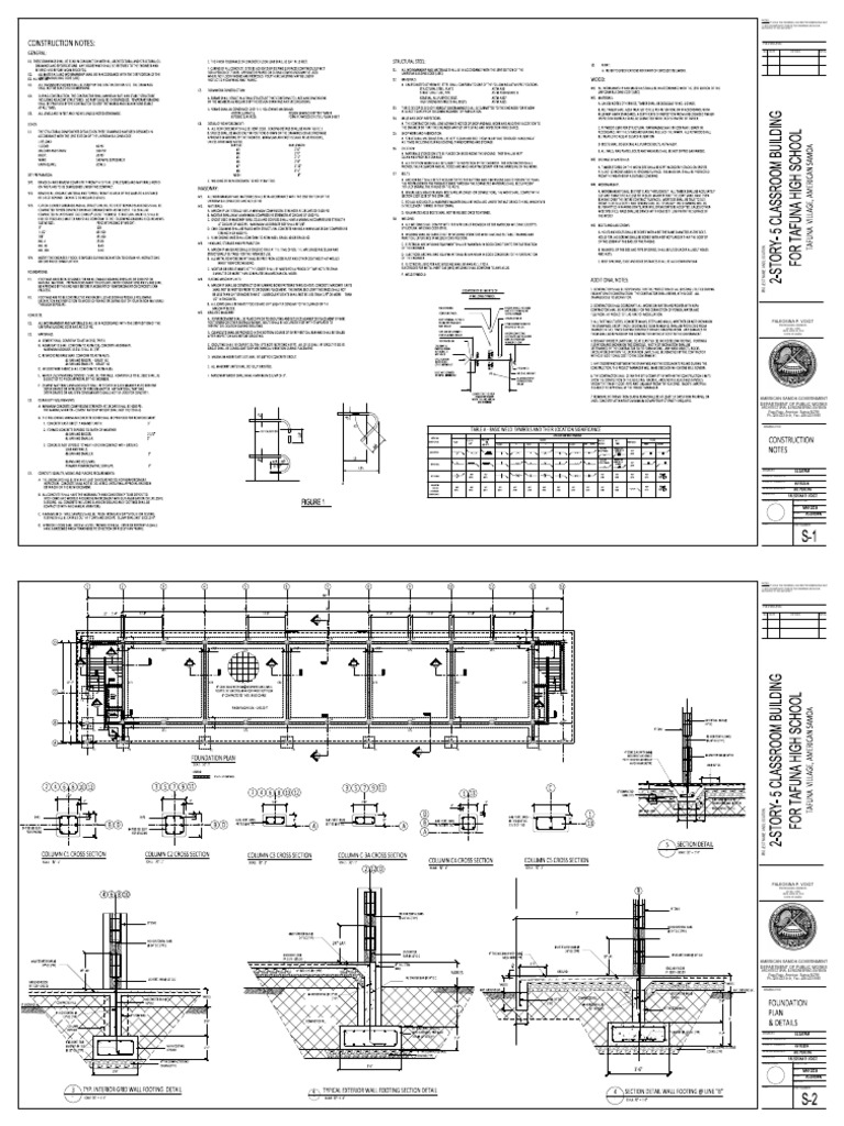 (6) THS Structural Plans (combine) | PDF | Architect | Design