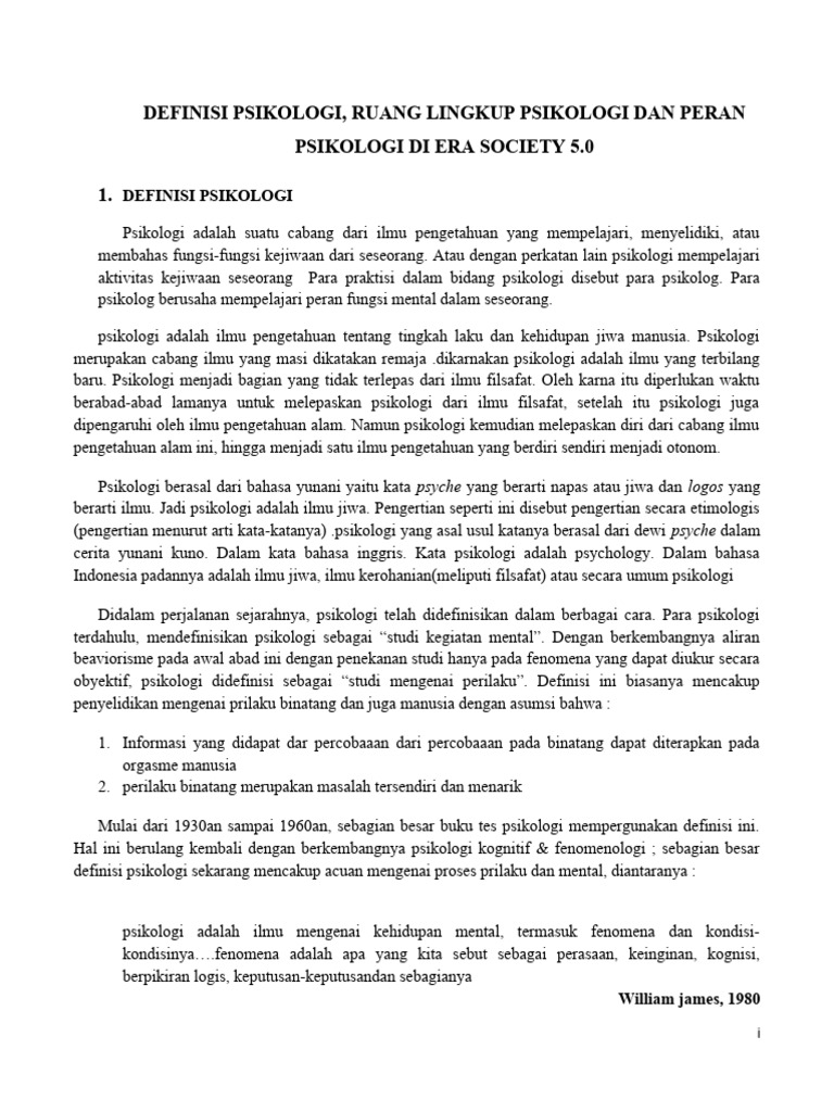 Sejarah Dan Aliran Psikologi | PDF