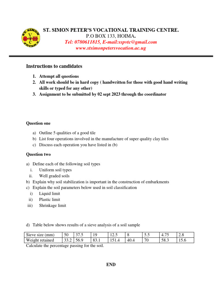 Assignment One Pdf 