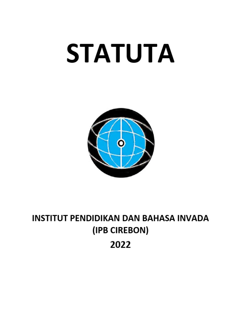 Statuta Lengkap | PDF