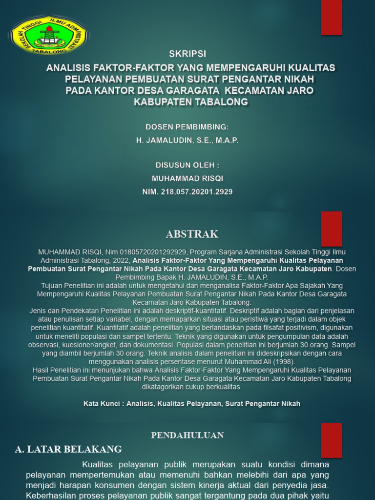 Skripsi Muhammad Risqi | PDF