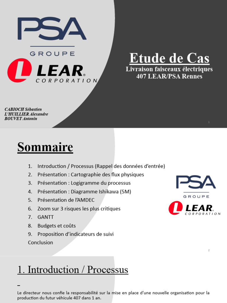 Amdec - Psa | PDF | Risque | Workflow