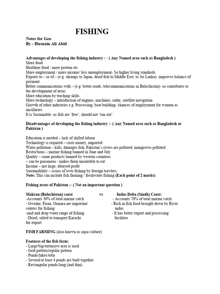 Fishing | PDF | Overfishing | Fish