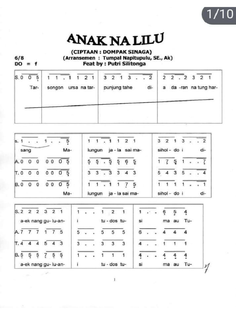 Anak na lilu hal 1 | PDF