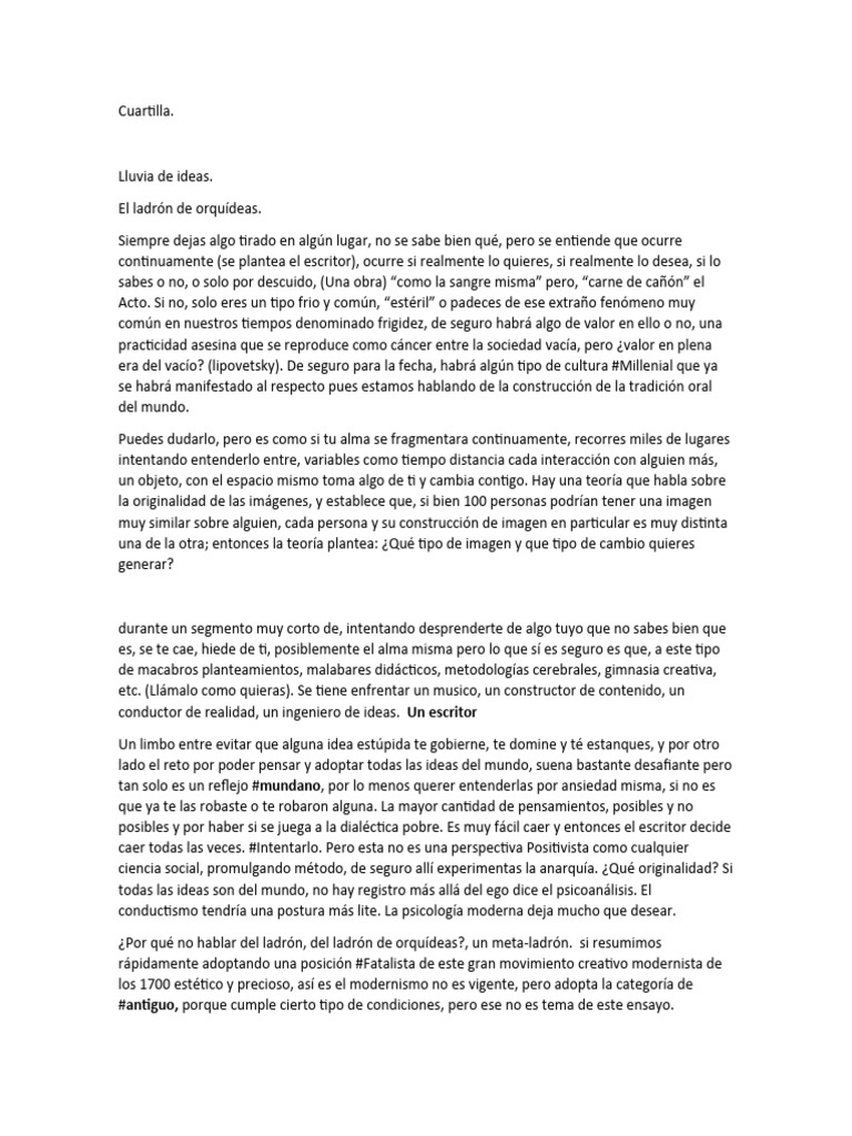 Cuartilla Orquidea | PDF | Amor | Flores