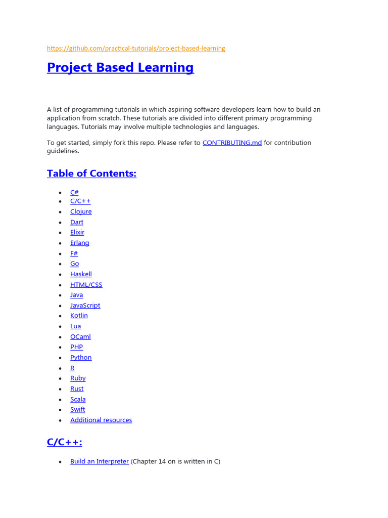 Project Based Learning | PDF | Deep Learning | Machine Learning