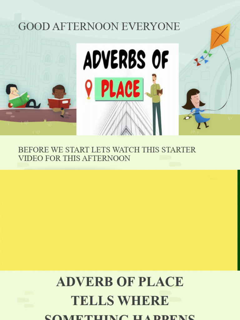 Adverb of Place Reporting | PDF