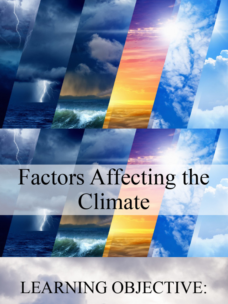 Factors Affecting Climate | PDF | Precipitation | Oceans