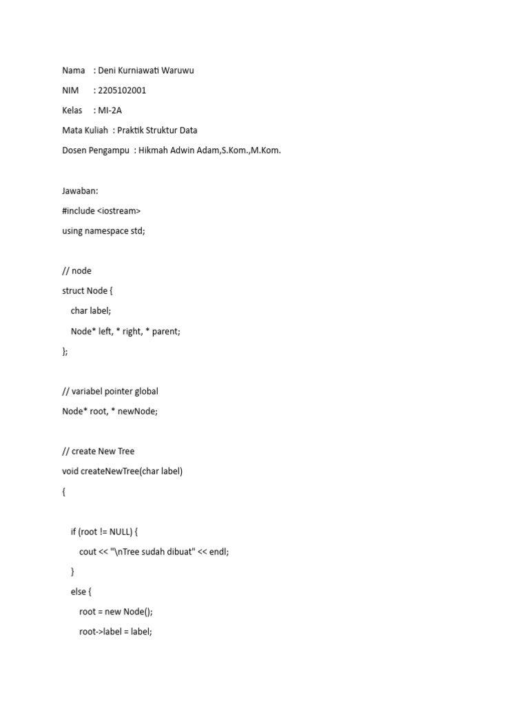 Tugas Struktur Data | PDF