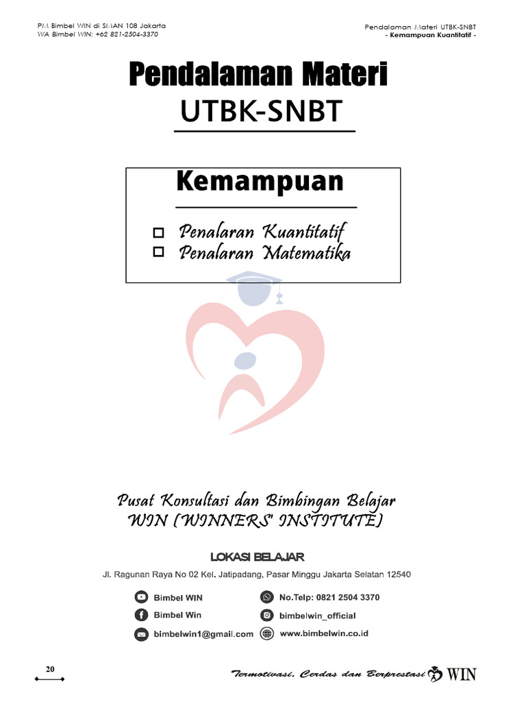 Pengetahuan Kuantitatif (PM SNBT) | PDF