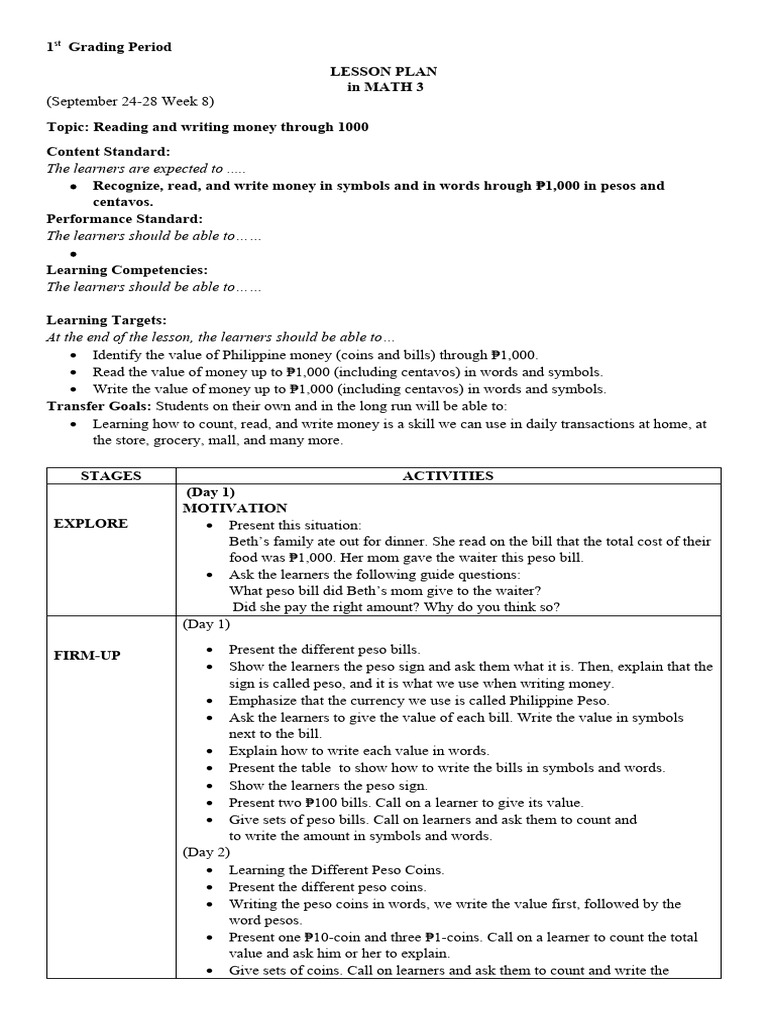 Reading and Writing Money Through 1000 | PDF | Economies | Foreign ...