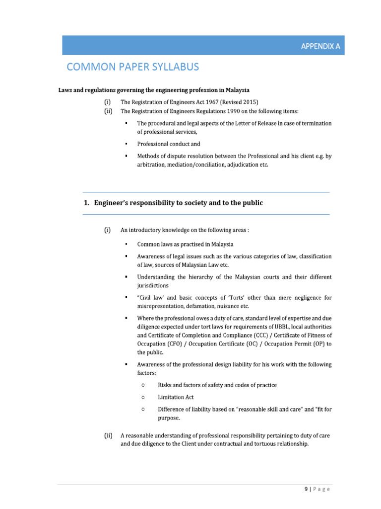 PCE Exam Syllabus for Engineering in Malaysia | PDF | Art | Computers