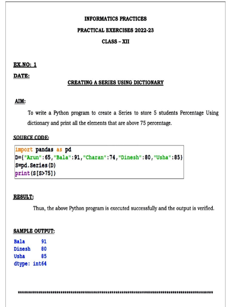 Ip Practical PDF 2023-24 | PDF