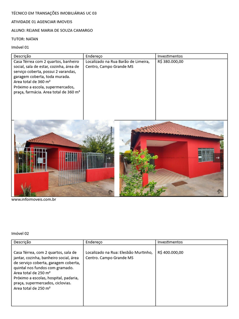 TTI Atividade 01 UC 03 | PDF