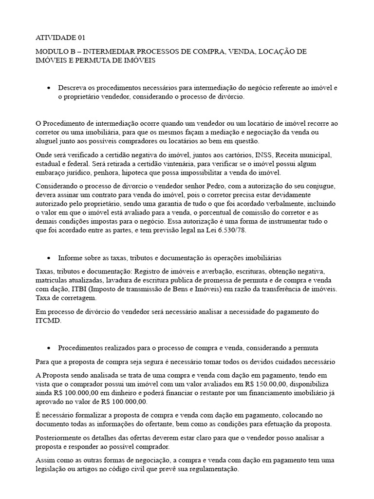 TTI Atividade 1 Modulo B | PDF