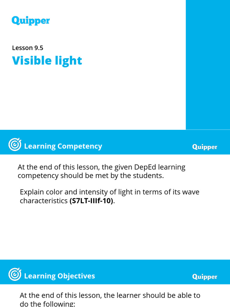 Visible Light | PDF | Science & Mathematics