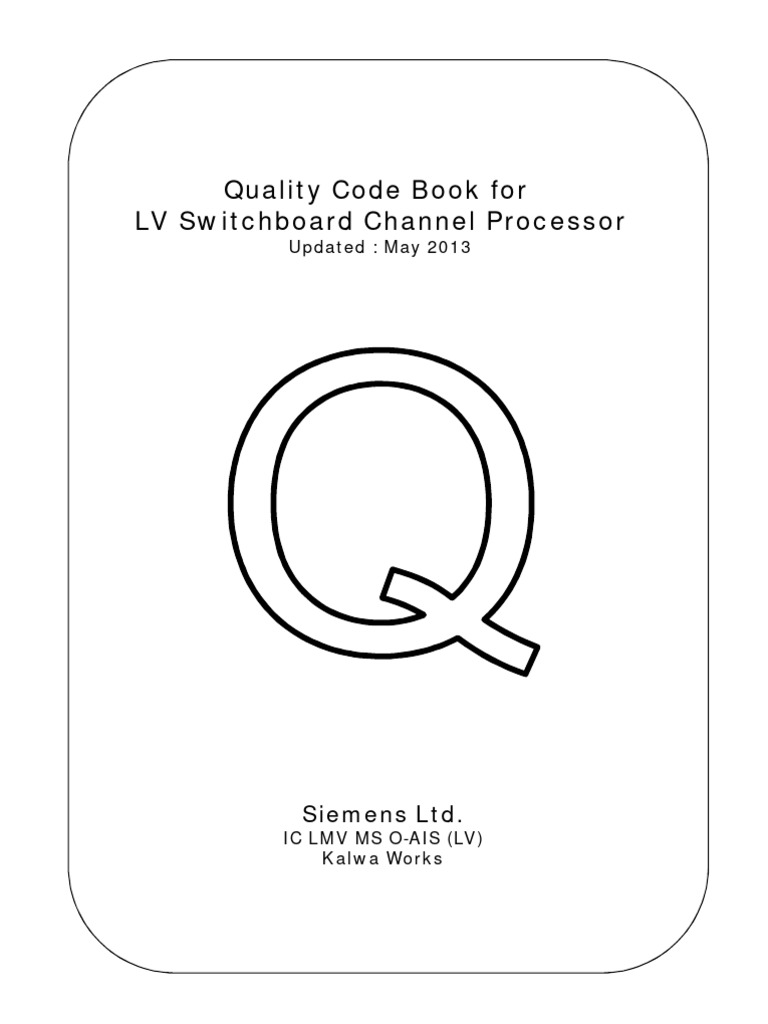 Quality Code for LV Switchboard Assembly | PDF | Screw | Nut (Hardware)