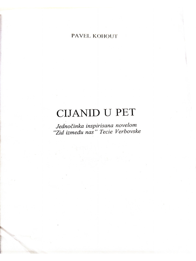 Cijanid u pet | PDF