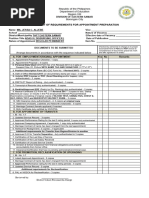 CSC Processing Checklist | PDF | Government