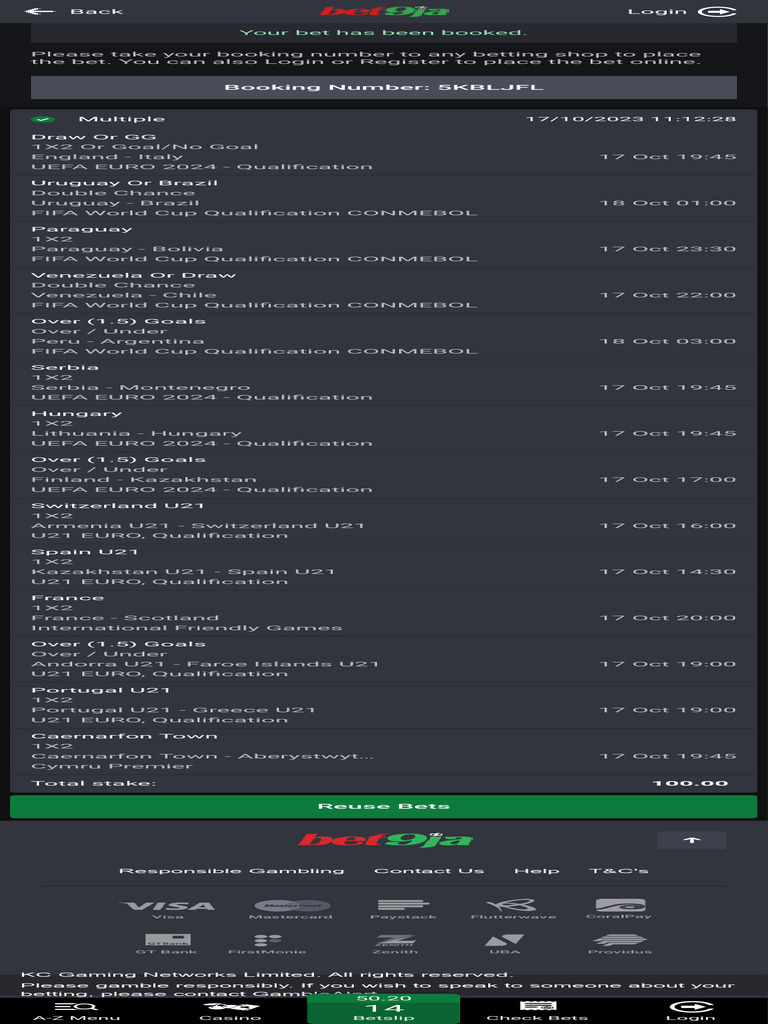 Bet9ja Your Notifications | Download Free PDF | Sports | National Association Football Teams