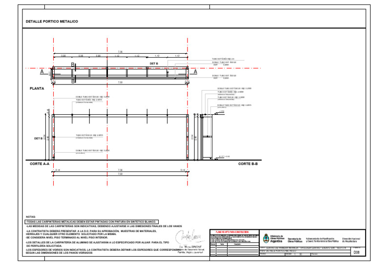 26 Detalle Portico Metalico | PDF