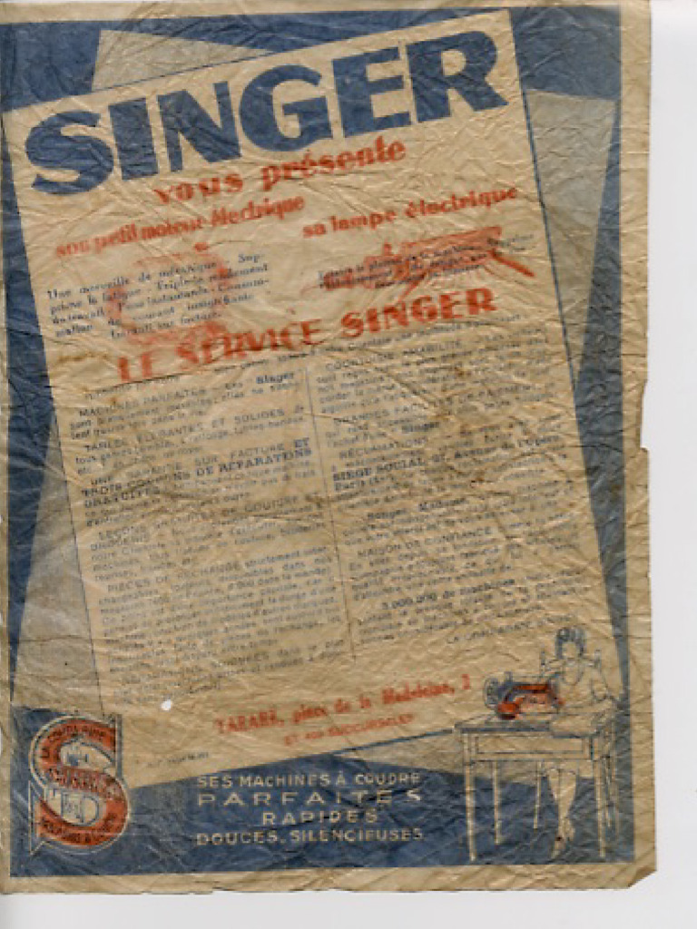 Prospectus Singer | PDF