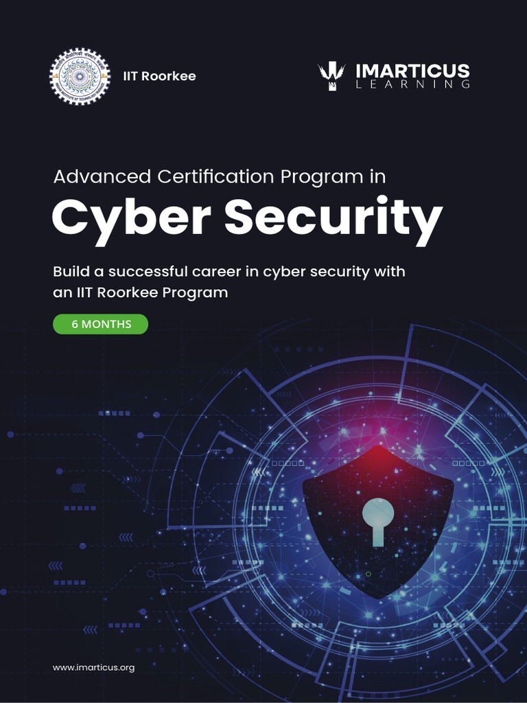 IIT Roorkee CyberSecurity Brochure | PDF | Security | Computer Security