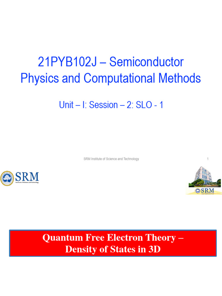 Unit 1 S2 Slo 1 PSK | PDF | Electron | Spin (Physics)
