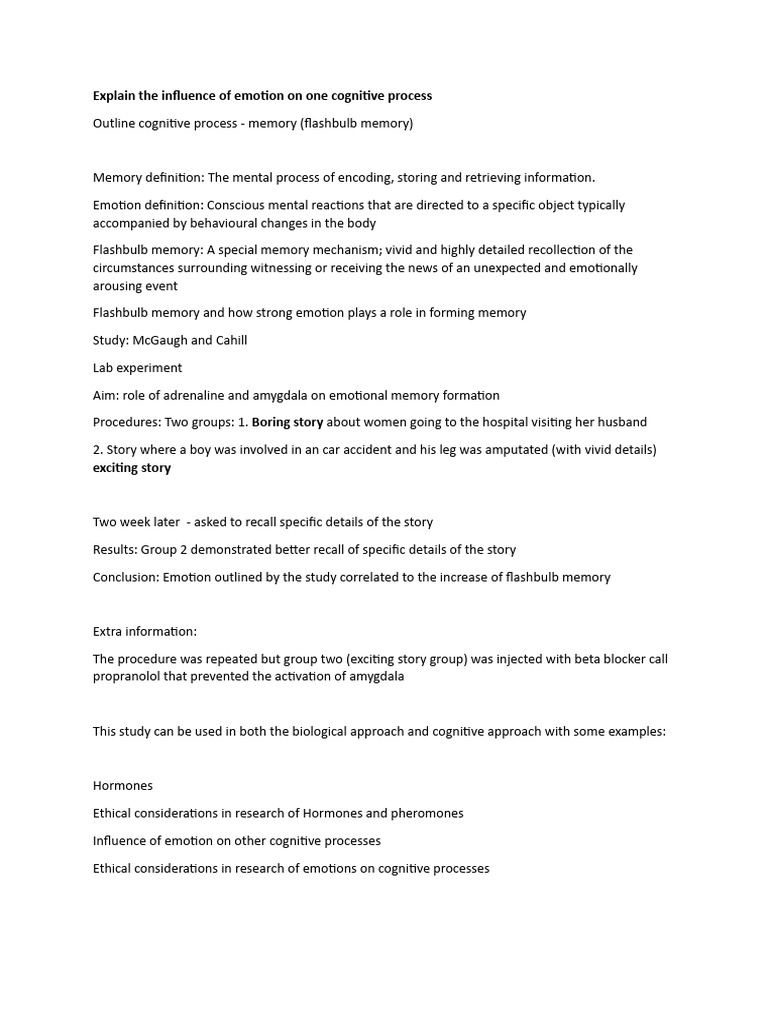 Psychology Notes | PDF | Memory | Schema (Psychology)