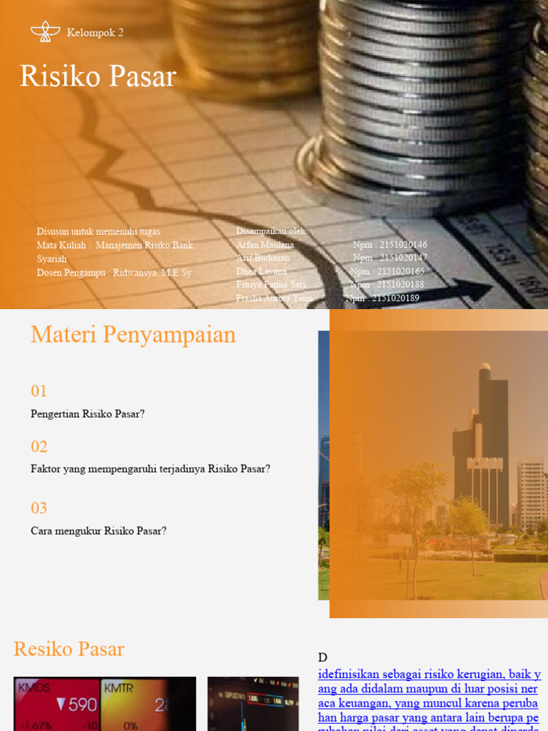 Memahami Risiko Pasar dalam Perbankan Syariah | PDF | Pengelolaan ...