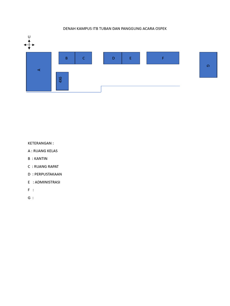 Denah Kampus Itb Tuban Dan Panggung Acara Ospek | PDF