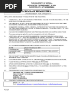 Dwu Non School Leaver Application Form | PDF | Science | Mathematics